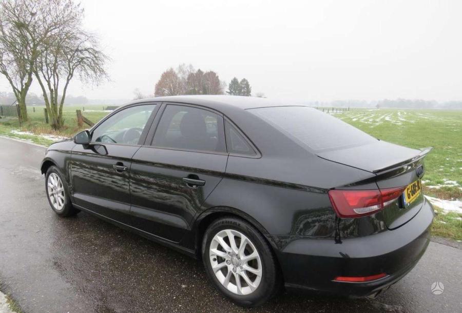 Black Audi A3 2015 in Prienai, with an engine capacity of 1.40 L and mileage of 186 thousand km for 5650 €, photo 11 on AUTOMOTO.COM.LV