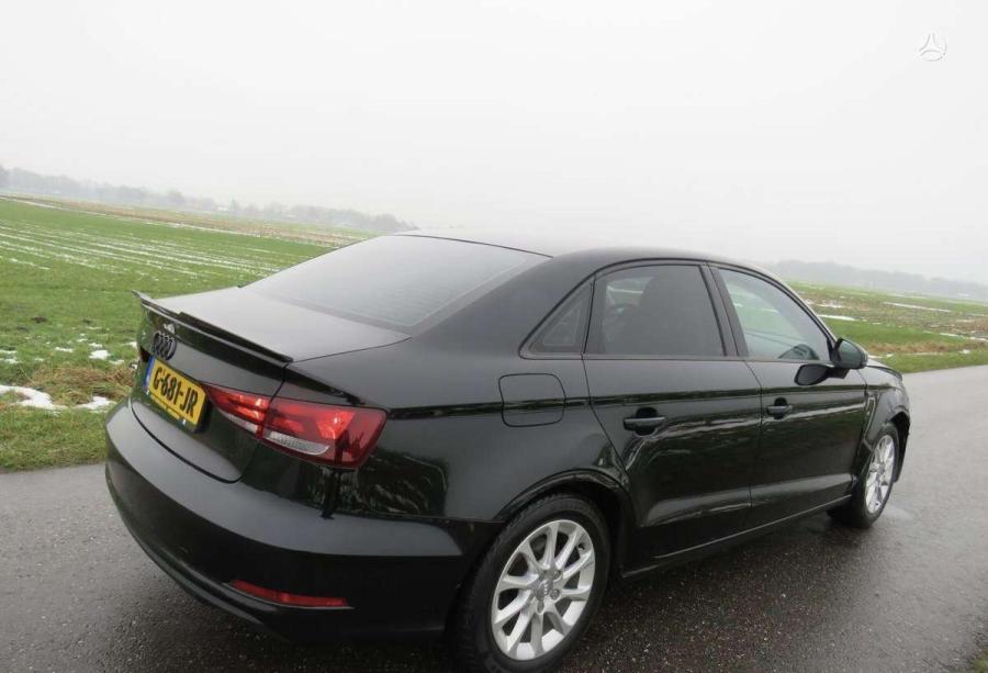 Black Audi A3 2015 in Prienai, with an engine capacity of 1.40 L and mileage of 186 thousand km for 5650 €, photo 13 on AUTOMOTO.COM.LV