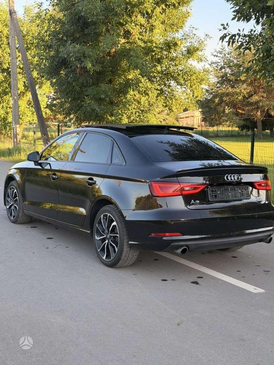 Black Audi A3 2015 in Kaunas, with an engine capacity of 2.00 L and mileage of 260 thousand km for 10500 €, photo 27 on AUTOMOTO.COM.LV