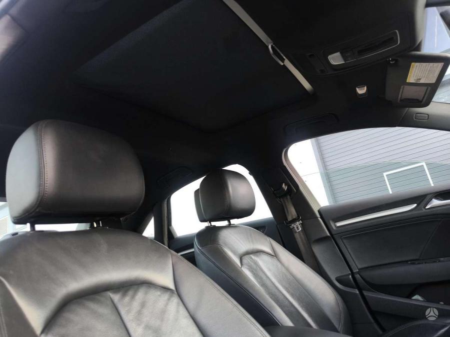Black Audi A3 2015 in Siauliai, with an engine capacity of 2.00 L and mileage of 293 thousand km for 5900 €, photo 19 on AUTOMOTO.COM.LV