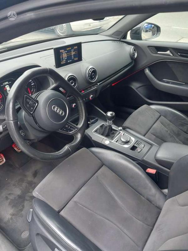 Melns Audi A3 2015 Viļņa, ar dzinēja tilpumu 1.97 L un nobraukumu 175 tūkst. km par 11000 €, foto 4 vietnē AUTOMOTO.COM.LV