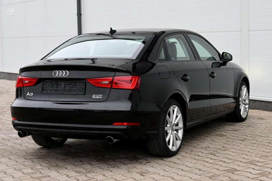 Melns Audi A3 2016 Kretinga, ar dzinēja tilpumu 1.98 L un nobraukumu 214 tūkst. km par 12499 €, foto 8 vietnē AUTOMOTO.COM.LV