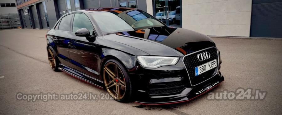 Black Audi A3 2016 in Tallinn, with an engine capacity of 2.00 L and mileage of 228 thousand km for 17900 €, photo 2 on AUTOMOTO.COM.LV