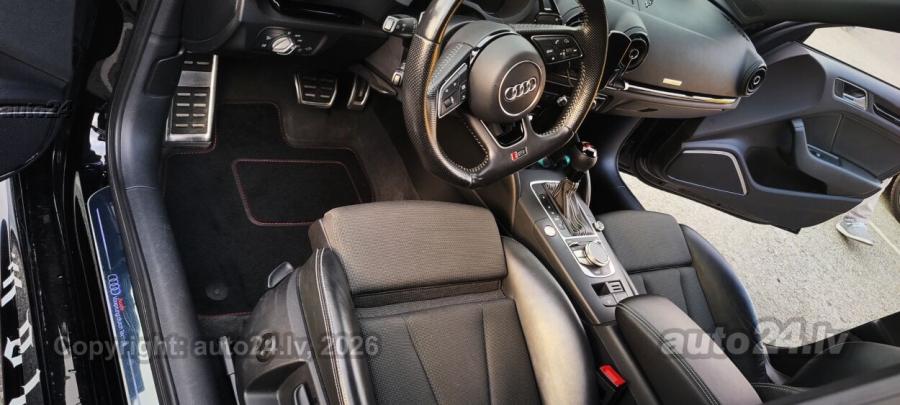 Black Audi A3 2016 in Tallinn, with an engine capacity of 2.00 L and mileage of 228 thousand km for 17900 €, photo 9 on AUTOMOTO.COM.LV