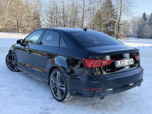 Black Audi A3 2016 in Raseiniai, with an engine capacity of 2.00 L and mileage of 97 thousand km for 14690 €, photo 4 on AUTOMOTO.COM.LV