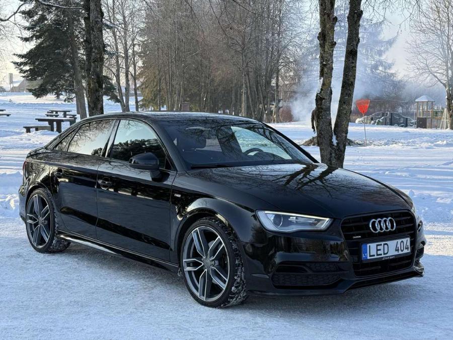 Black Audi A3 2016 in Raseiniai, with an engine capacity of 2.00 L and mileage of 97 thousand km for 14690 €, photo 37 on AUTOMOTO.COM.LV