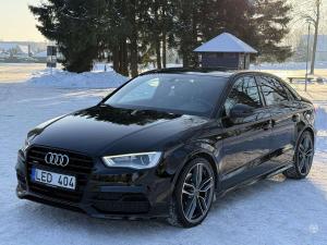 Black Audi A3 2016 in Raseiniai, with an engine capacity of 2.00 L and mileage of 97 thousand km for 14690 €, photo 38 on AUTOMOTO.COM.LV
