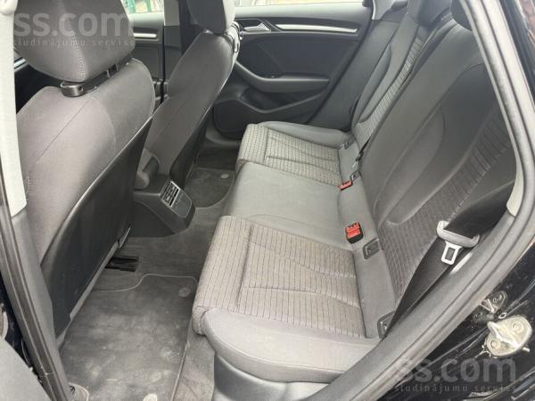 Black Audi A3 2016 in Riga, with an engine capacity of 1.60 L and mileage of 205 thousand km for 9800 €, photo 10 on AUTOMOTO.COM.LV