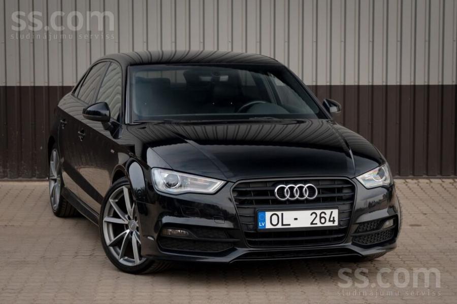 Melns Audi A3 2016 Tukums, ar dzinēja tilpumu 2.00 L un nobraukumu 236 tūkst. km par 14490 €, foto 1 vietnē AUTOMOTO.COM.LV