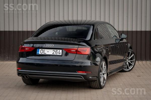 Melns Audi A3 2016 Tukums, ar dzinēja tilpumu 2.00 L un nobraukumu 236 tūkst. km par 14490 €, foto 7 vietnē AUTOMOTO.COM.LV