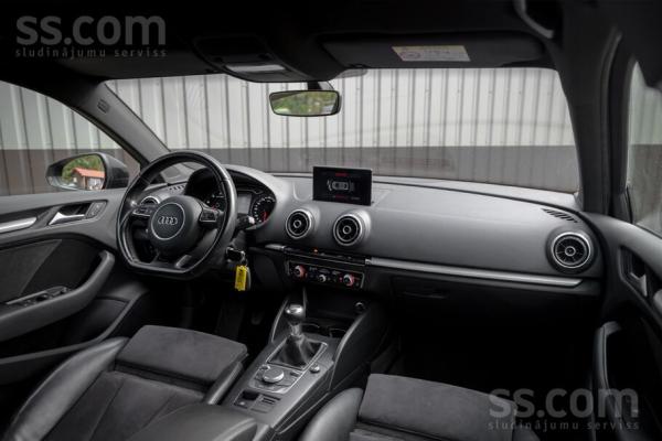 Melns Audi A3 2016 Tukums, ar dzinēja tilpumu 2.00 L un nobraukumu 236 tūkst. km par 14490 €, foto 8 vietnē AUTOMOTO.COM.LV