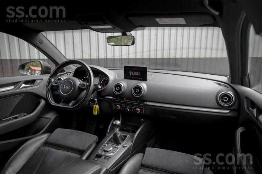 Melns Audi A3 2016 Tukums, ar dzinēja tilpumu 2.00 L un nobraukumu 236 tūkst. km par 14490 €, foto 9 vietnē AUTOMOTO.COM.LV
