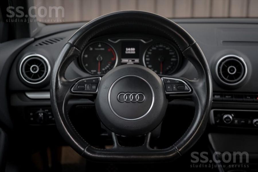 Melns Audi A3 2016 Tukums, ar dzinēja tilpumu 2.00 L un nobraukumu 236 tūkst. km par 14490 €, foto 18 vietnē AUTOMOTO.COM.LV