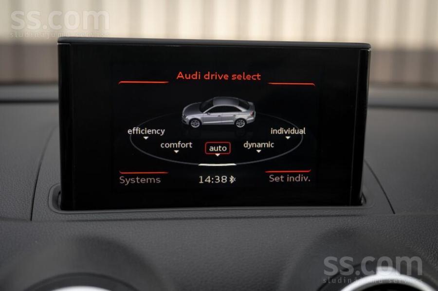 Melns Audi A3 2016 Tukums, ar dzinēja tilpumu 2.00 L un nobraukumu 236 tūkst. km par 14490 €, foto 22 vietnē AUTOMOTO.COM.LV