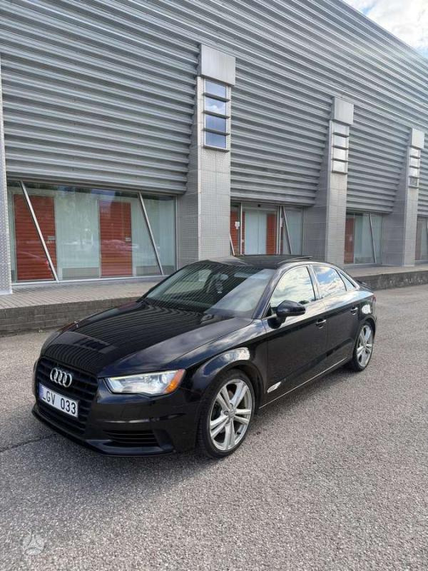 Melns Audi A3 2016 Viļņa, ar dzinēja tilpumu 2.00 L un nobraukumu 150 tūkst. km par 8700 €, foto 1 vietnē AUTOMOTO.COM.LV