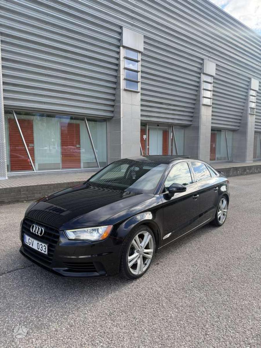 Black Audi A3 2016 in Vilnius, with an engine capacity of 2.00 L and mileage of 150 thousand km for 8700 €, photo 1 on AUTOMOTO.COM.LV