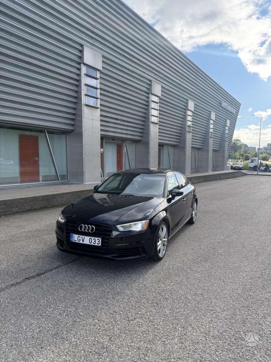 Black Audi A3 2016 in Vilnius, with an engine capacity of 2.00 L and mileage of 150 thousand km for 8700 €, photo 3 on AUTOMOTO.COM.LV
