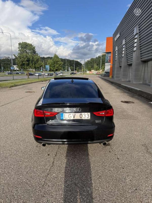 Melns Audi A3 2016 Viļņa, ar dzinēja tilpumu 2.00 L un nobraukumu 150 tūkst. km par 8700 €, foto 8 vietnē AUTOMOTO.COM.LV