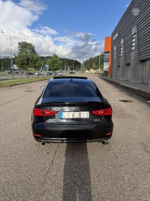 Black Audi A3 2016 in Vilnius, with an engine capacity of 2.00 L and mileage of 150 thousand km for 8700 €, photo 8 on AUTOMOTO.COM.LV