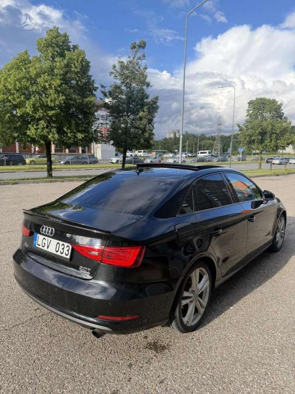 Melns Audi A3 2016 Viļņa, ar dzinēja tilpumu 2.00 L un nobraukumu 150 tūkst. km par 8700 €, foto 9 vietnē AUTOMOTO.COM.LV