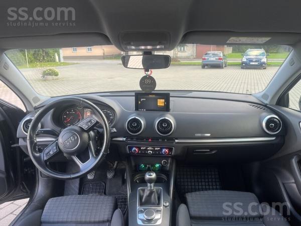 Black Audi A3 2016 in Liepaja, with an engine capacity of 1.60 L and mileage of 347 thousand km for 8500 €, photo 11 on AUTOMOTO.COM.LV