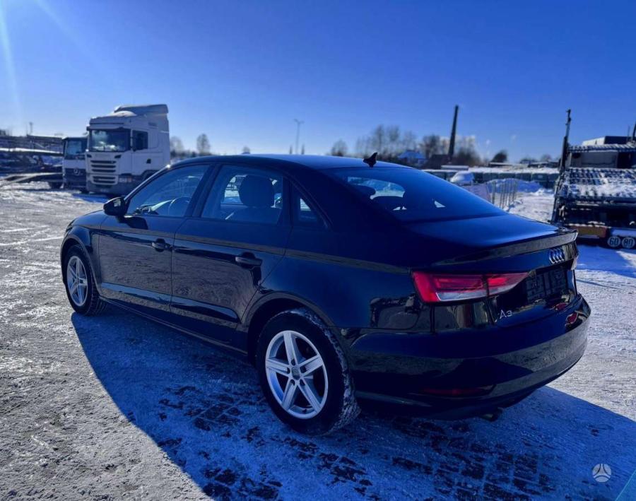 Black Audi A3 2017 in Taurage, with an engine capacity of 1.60 L and mileage of 244 thousand km for 10500 €, photo 4 on AUTOMOTO.COM.LV