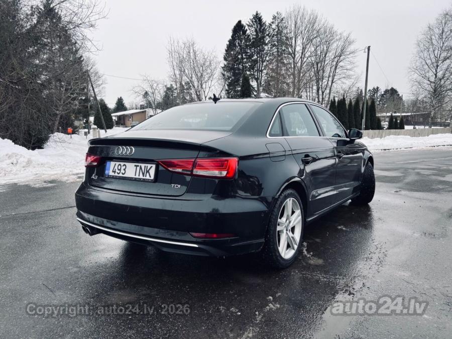 Black Audi A3 2017 in Tallinn, with an engine capacity of 2.00 L and mileage of 200 thousand km for 15900 €, photo 3 on AUTOMOTO.COM.LV