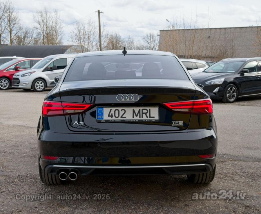 Black Audi A3 2017 in Tartu, with an engine capacity of 2.00 L and mileage of 99 thousand km for 17500 €, photo 4 on AUTOMOTO.COM.LV