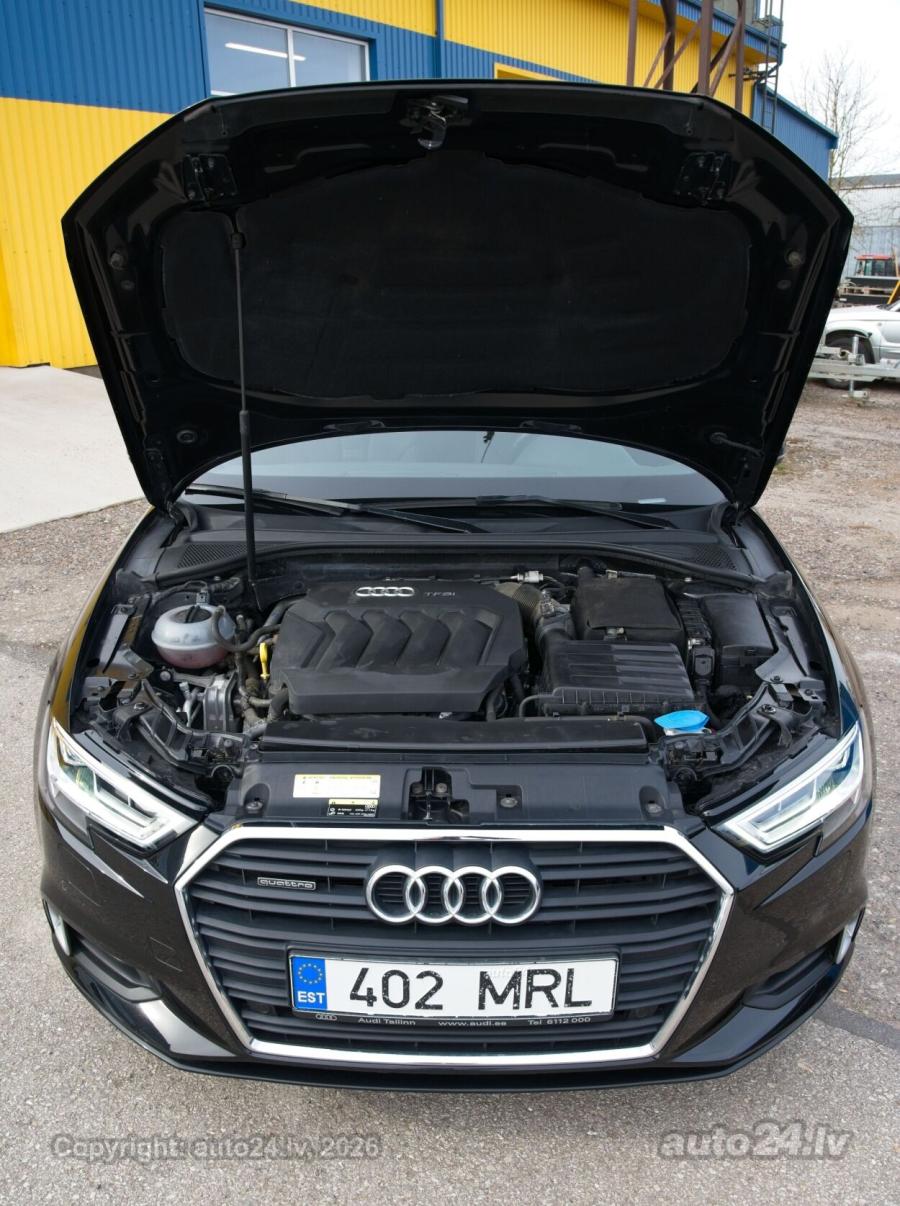 Black Audi A3 2017 in Tartu, with an engine capacity of 2.00 L and mileage of 99 thousand km for 17500 €, photo 6 on AUTOMOTO.COM.LV