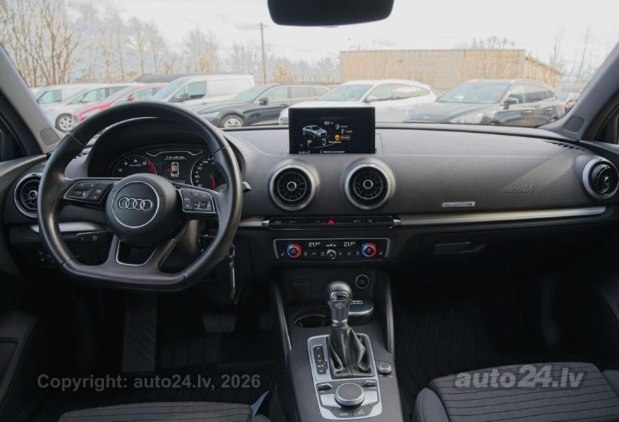 Black Audi A3 2017 in Tartu, with an engine capacity of 2.00 L and mileage of 99 thousand km for 17500 €, photo 10 on AUTOMOTO.COM.LV