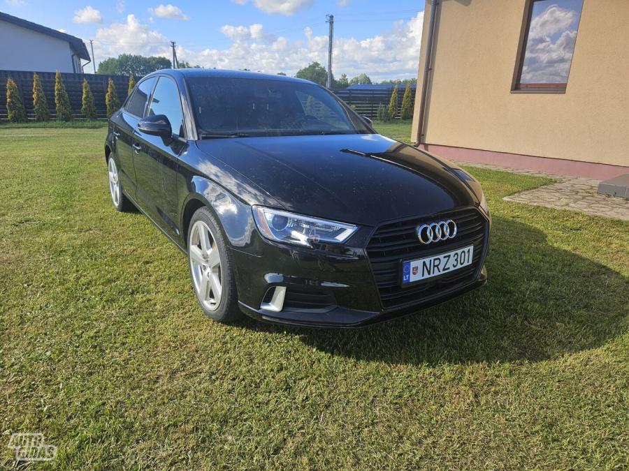 Melns Audi A3 2017 Tauragė, ar dzinēja tilpumu 2.00 L un nobraukumu 146 tūkst. km par 8000 €, foto 1 vietnē AUTOMOTO.COM.LV