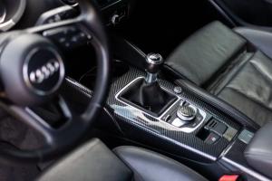 Black Audi A3 2017 in Riga, with an engine capacity of 2.00 L and mileage of 191 thousand km for 13995 €, photo 23 on AUTOMOTO.COM.LV