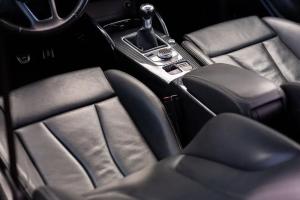 Black Audi A3 2017 in Riga, with an engine capacity of 2.00 L and mileage of 191 thousand km for 13995 €, photo 26 on AUTOMOTO.COM.LV