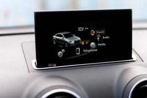 Black Audi A3 2017 in Riga, with an engine capacity of 2.00 L and mileage of 191 thousand km for 13995 €, photo 33 on AUTOMOTO.COM.LV
