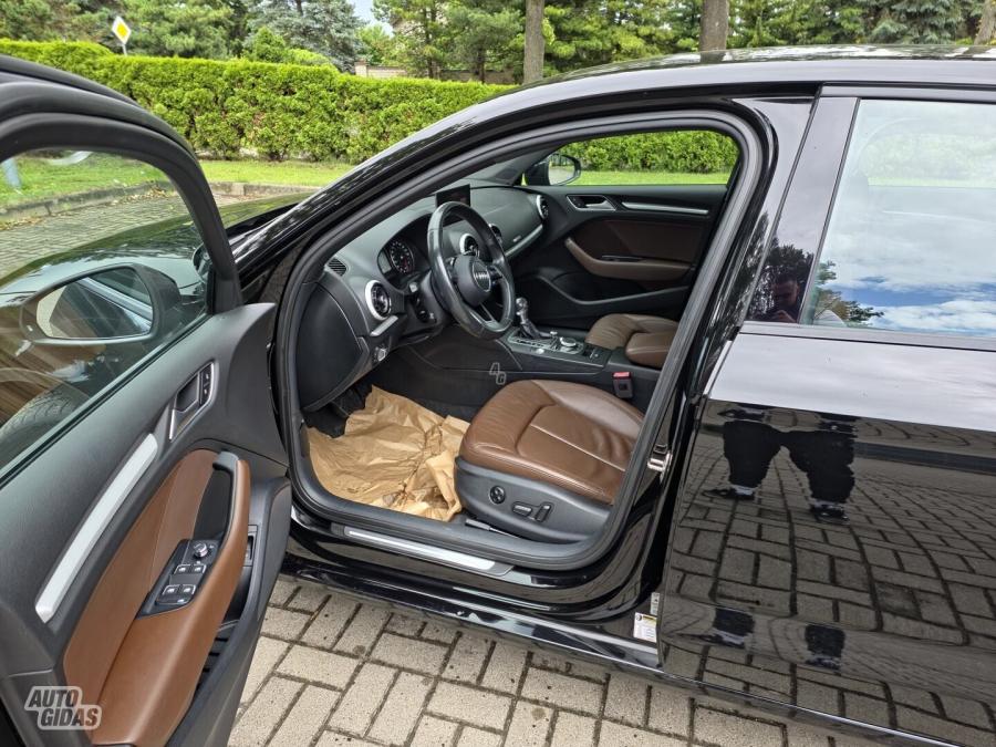 Melns Audi A3 2017 Marijampole, ar dzinēja tilpumu 2.00 L un nobraukumu 115 tūkst. km par 14000 €, foto 8 vietnē AUTOMOTO.COM.LV