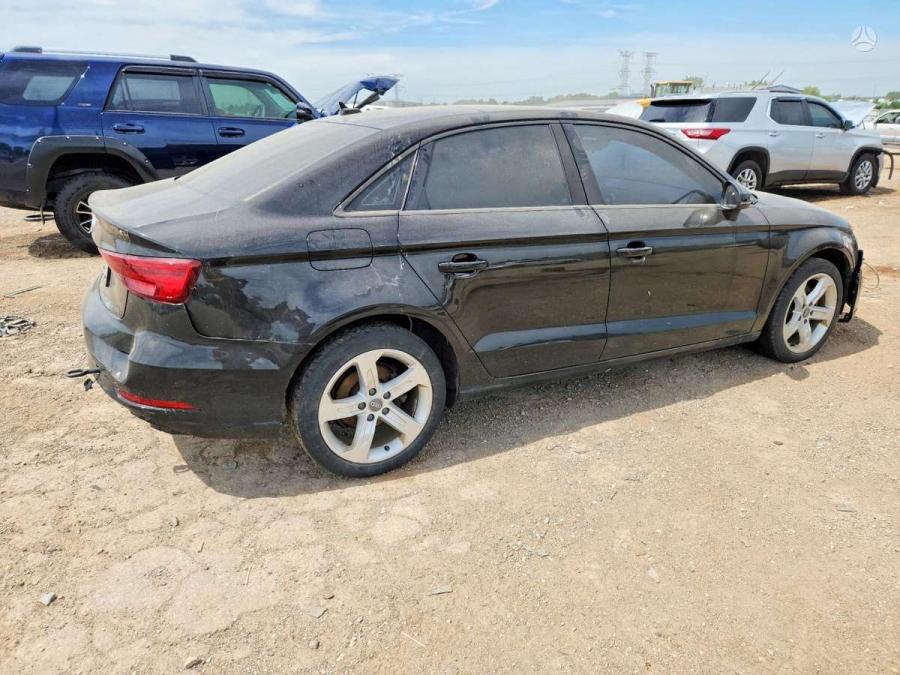 Black Audi A3 2017 in Vilnius, with an engine capacity of 1.98 L and mileage of 163 thousand km for 7259 €, photo 5 on AUTOMOTO.COM.LV