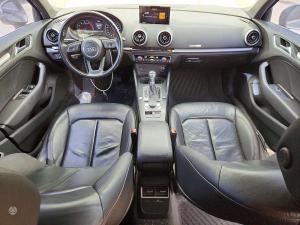 Black Audi A3 2017 in Vilnius, with an engine capacity of 1.98 L and mileage of 163 thousand km for 7259 €, photo 9 on AUTOMOTO.COM.LV