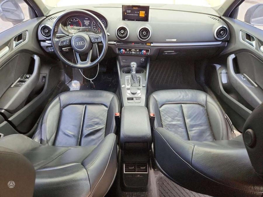 Black Audi A3 2017 in Vilnius, with an engine capacity of 1.98 L and mileage of 163 thousand km for 7259 €, photo 9 on AUTOMOTO.COM.LV