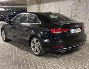 Black Audi A3 2017 in Vilnius, with an engine capacity of 1.50 L and mileage of 165 thousand km for 13000 €, photo 4 on AUTOMOTO.COM.LV