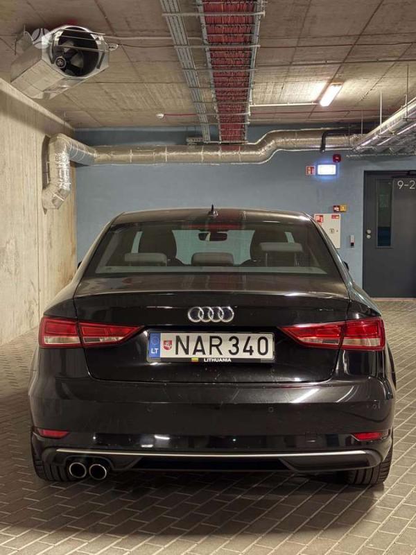 Melns Audi A3 2017 Viļņa, ar dzinēja tilpumu 1.50 L un nobraukumu 165 tūkst. km par 13000 €, foto 5 vietnē AUTOMOTO.COM.LV