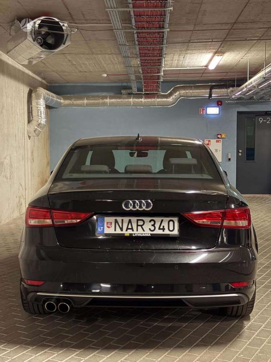 Black Audi A3 2017 in Vilnius, with an engine capacity of 1.50 L and mileage of 165 thousand km for 13000 €, photo 5 on AUTOMOTO.COM.LV