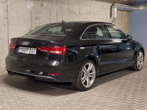 Black Audi A3 2017 in Vilnius, with an engine capacity of 1.50 L and mileage of 165 thousand km for 13000 €, photo 7 on AUTOMOTO.COM.LV