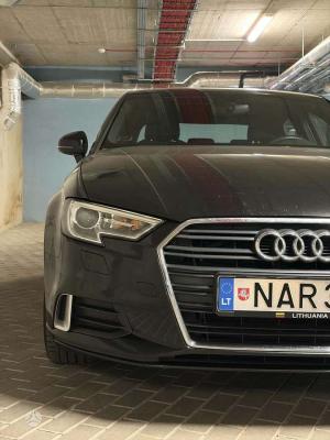 Black Audi A3 2017 in Vilnius, with an engine capacity of 1.50 L and mileage of 165 thousand km for 13000 €, photo 11 on AUTOMOTO.COM.LV