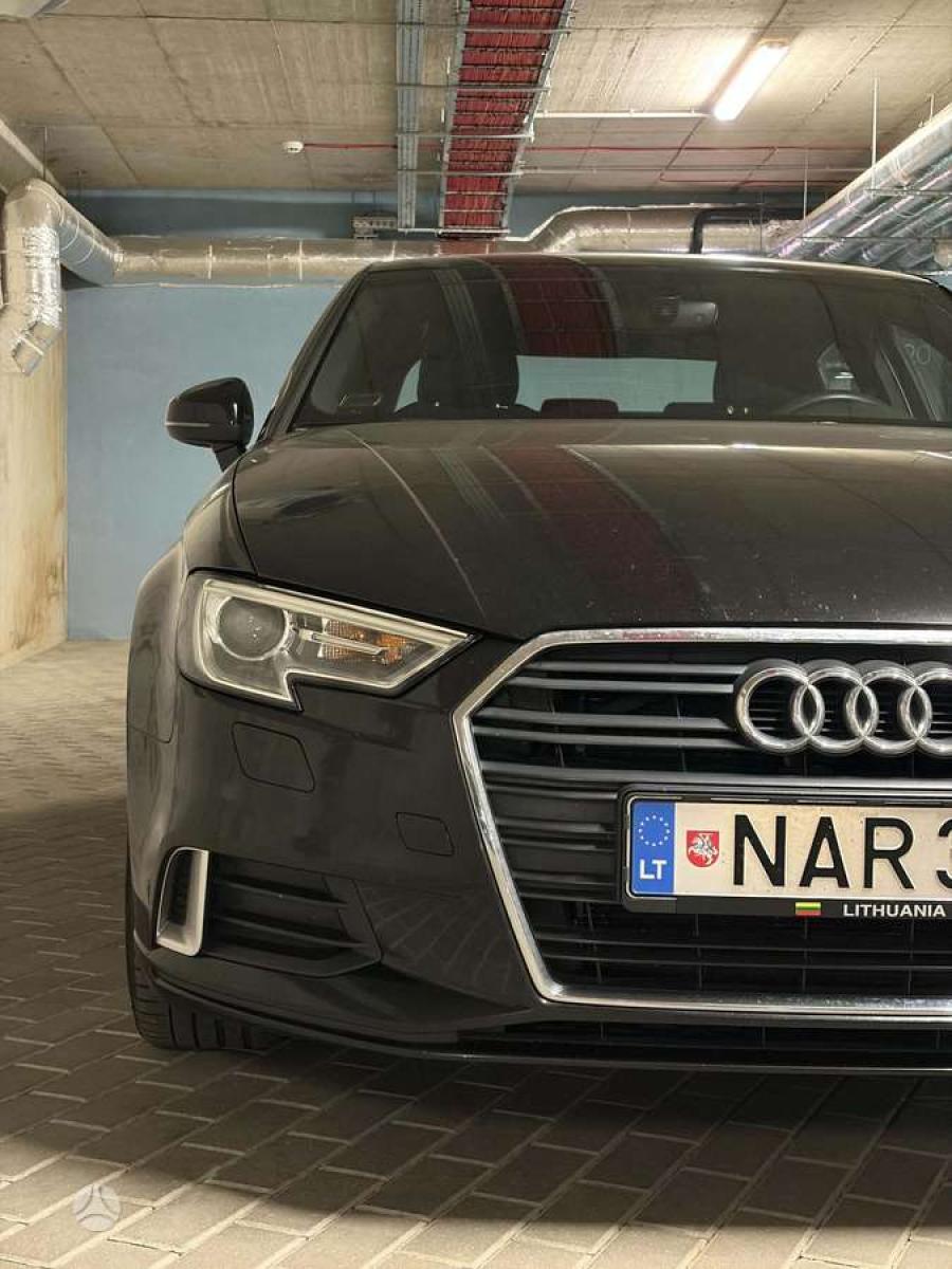 Black Audi A3 2017 in Vilnius, with an engine capacity of 1.50 L and mileage of 165 thousand km for 13000 €, photo 11 on AUTOMOTO.COM.LV