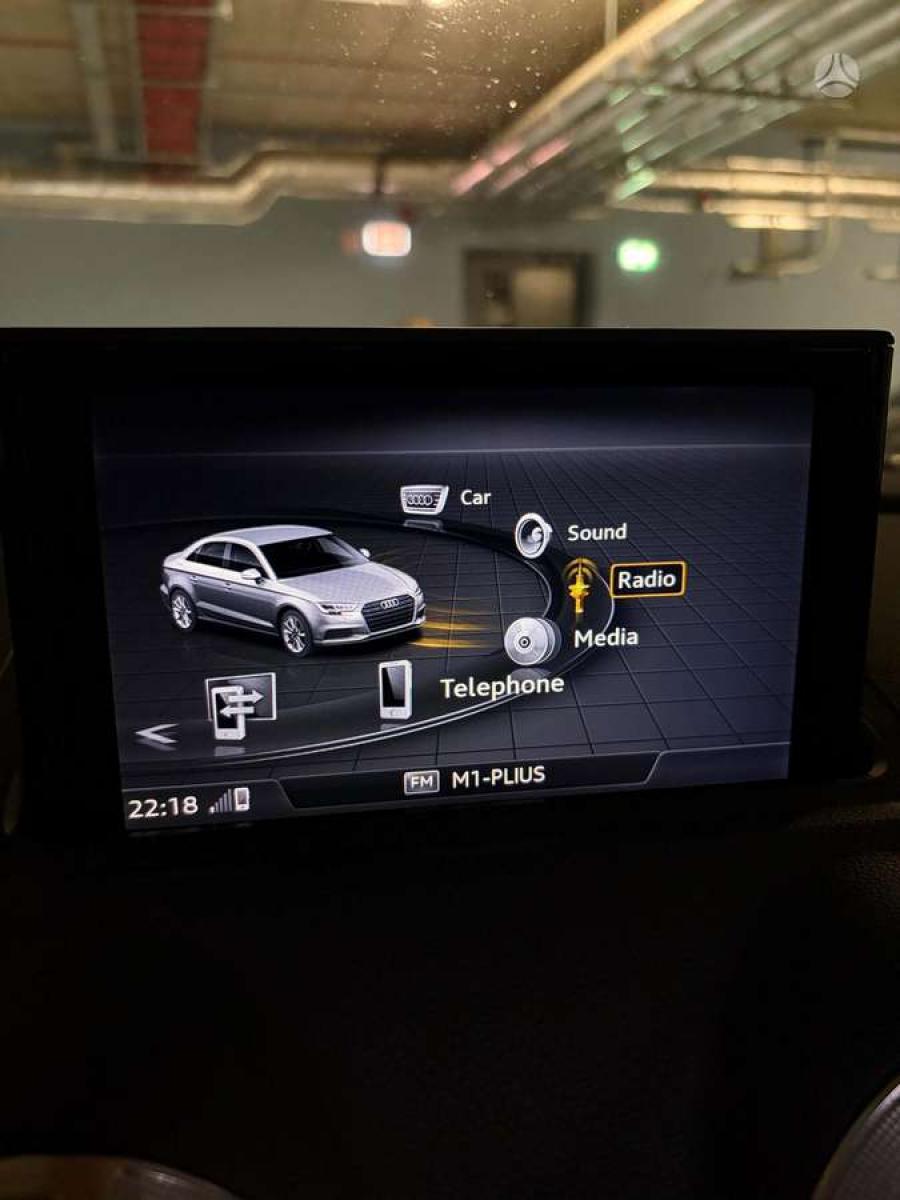 Black Audi A3 2017 in Vilnius, with an engine capacity of 1.50 L and mileage of 165 thousand km for 13000 €, photo 15 on AUTOMOTO.COM.LV