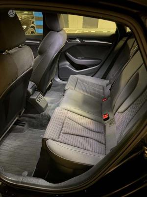Black Audi A3 2017 in Vilnius, with an engine capacity of 1.50 L and mileage of 165 thousand km for 13000 €, photo 20 on AUTOMOTO.COM.LV