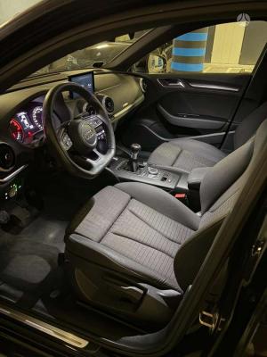 Black Audi A3 2017 in Vilnius, with an engine capacity of 1.50 L and mileage of 165 thousand km for 13000 €, photo 21 on AUTOMOTO.COM.LV