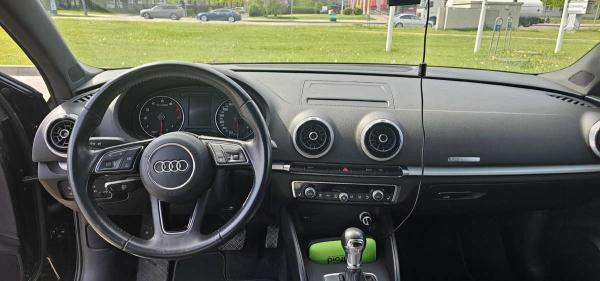Melns Audi A3 2018 Kauņa, ar dzinēja tilpumu 1.98 L un nobraukumu 110 tūkst. km par 14900 €, foto 2 vietnē AUTOMOTO.COM.LV