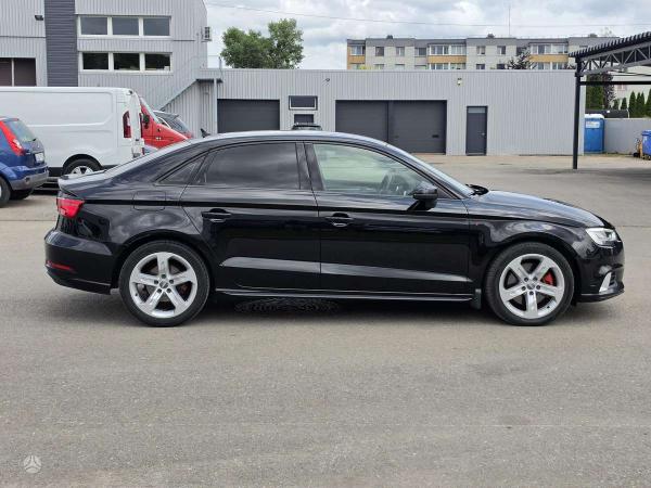 Black Audi A3 2018 in Jonava, with an engine capacity of 2.00 L and mileage of 207 thousand km for 14750 €, photo 4 on AUTOMOTO.COM.LV