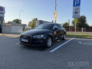 Black Audi A3 2018 in Riga, with an engine capacity of 1.50 L and mileage of 126 thousand km for 12990 €, photo  on AUTOMOTO.COM.LV